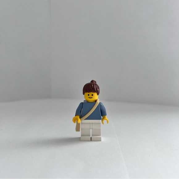 Lego | Other | Lego Advanced Models Female With Plain Sand Blue Torso ...